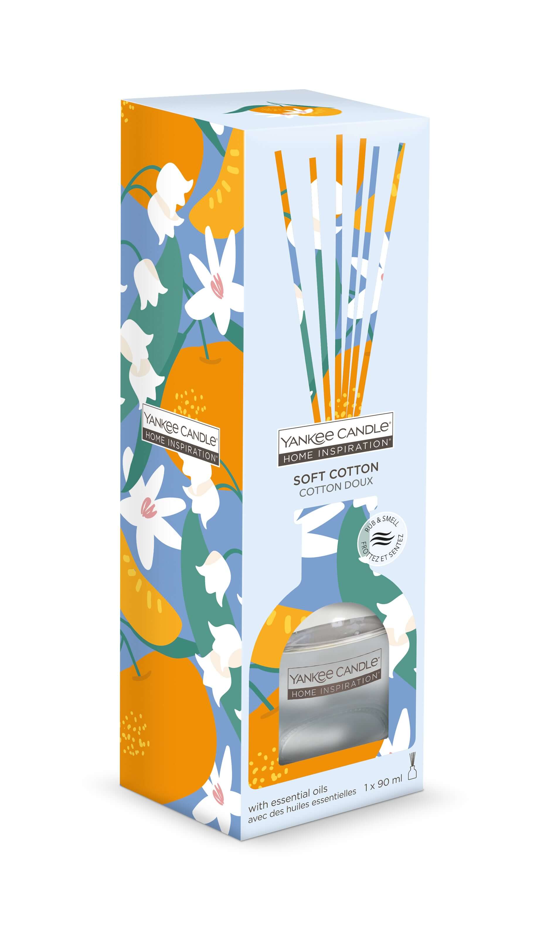 Yankee Candle Home Inspiration Soft Cotton Reed Diffuser
