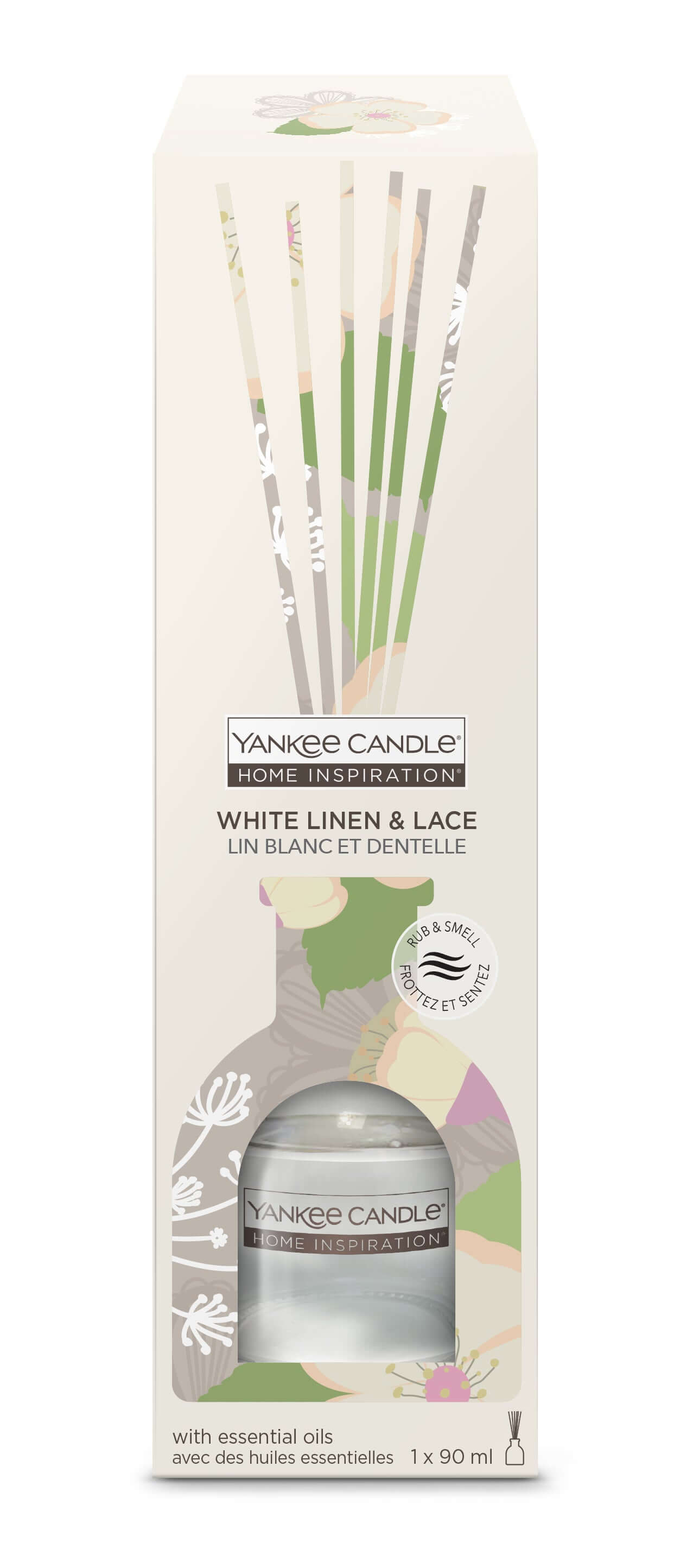 White Linen & Lace Reed Diffuser – Yankee Candle Home Inspiration